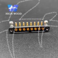 China HW-CMM Connector 2mm Pitch 8-Pin Male 90° PCB Mount for Aerospace Defense for sale