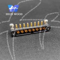 China HW-CMM Connector 2mm Pitch 8-Pin Male 90° PCB Mount for Aerospace Defense for sale