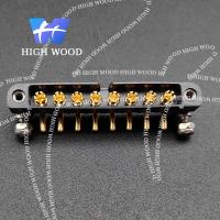 China HW-CMM Connector 2mm Pitch 8-Pin Male 90° PCB Mount for Aerospace Defense for sale
