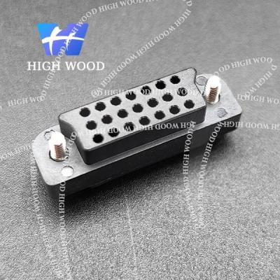 China HW-CMM Connector HW-322C021H01 2mm Pitch Micro Connector for Aerospace Defense Avionics for sale