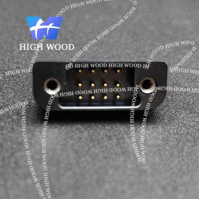 China HW-CMM 2mm Pitch Micro Connector HW-321Y012F58 - Straight Male Configuration for Aerospace & Defense for sale