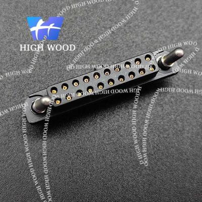 China HW-CMM Connector HW-222YL20M12LH 2mm Pitch for Aerospace and Defense Applications for sale
