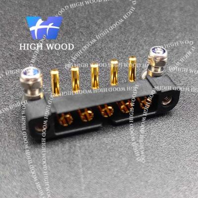 China HW-CMM Connector HW-221D00F26-0005-3400CMM 2mm Pitch Male 90° PCB for Aerospace Defense for sale