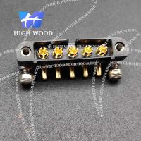 China HW-CMM Connector HW-221D00F26-0005-3400CMM 2mm Pitch Male 90° PCB for Aerospace Defense for sale
