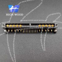 China HW-CMM Connector 2mm Pitch 22-3400 Series Male 90° PCB for Aerospace Avionics Defense for sale