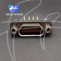 China J30J Series Micro-D Rectangular Connectors with 1.27mm Spacing and 9-144 Core Options for Harsh Environments for sale