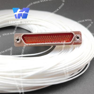 China J30J Series Micro-D Connector 66 Pin Twist Pin 1.27mm Pitch L=1000mm for sale
