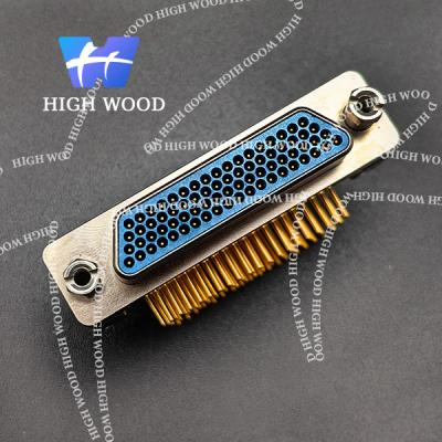 China J30J Series Micro-D Rectangular Connectors 1.27mm Pitch 9-144 Cores MIL-C-83513 Compliant for sale