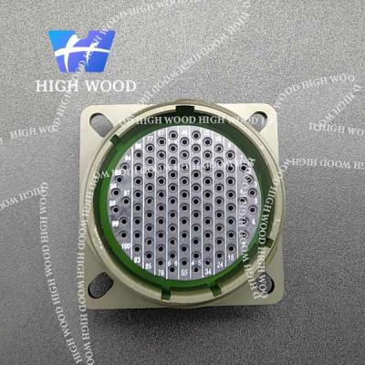 China MIL-DTL-38999 Series III D38999/20WH35SB Square Flange Receptacle 35 Contacts for sale