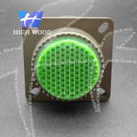 China MIL-DTL-38999 Series III Square Flange Receptacle Connector D38999/20WH35SN with 35 Positions and 300g Shock Resistance for sale