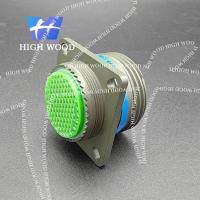 China MIL-DTL-38999 Series III Square Flange Receptacle Connector D38999/20WH35SN with 35 Positions and 300g Shock Resistance for sale