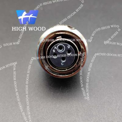 China MIL-DTL-38999 Series III D38999/26TC4SN Circular Connector 85dB EMI Shielding for sale