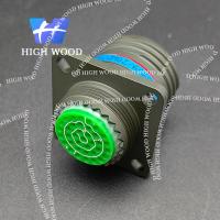 China MIL-DTL-38999 Series III D38999/20WD35SN Square Flange Receptacle 35 Contacts for sale