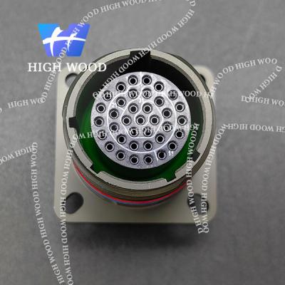 China MIL-DTL-38999 Series III D38999/20WD35SN Square Flange Receptacle 35 Contacts for sale