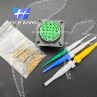 China MIL-DTL-38999 Series III D38999/20WH54PN Square Flange Receptacle Connector 5A 7.5A for sale