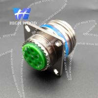 China MIL-DTL-38999 Series III D38999/20FE8PN Square Flange Receptacle Connector 85dB EMI Shielding for sale
