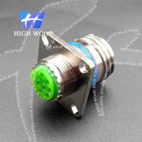 China MIL-DTL-38999 Series III D38999/20FC98PN Square Flange Receptacle 98-Pin Connector for sale