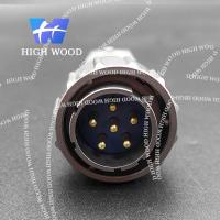 China FQ24-6TJ-12 Waterproof Circular Electrical Connector with 12 Pins and 24mm Shell Size for sale
