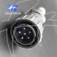 China FQ24-6TJ-12 Waterproof Circular Electrical Connector with 12 Pins and 24mm Shell Size for sale