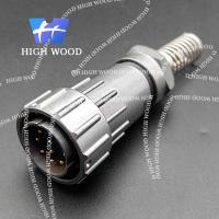 China FQ24-10TJ-12 Waterproof Circular Connector with 12 Pin Contacts and 24mm Shell Size for Industrial Applications for sale