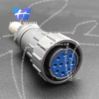 China FQ24-10TK-12 Waterproof Circular Electrical Connector with 12 Pins and 24mm Shell Size for Industrial Equipment for sale