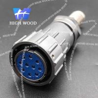 China FQ24-10TK-12 Waterproof Circular Electrical Connector with 12 Pins and 24mm Shell Size for Industrial Equipment for sale