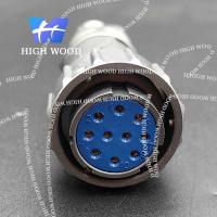China FQ24-10TK-12 Waterproof Circular Electrical Connector with 12 Pins and 24mm Shell Size for Industrial Equipment for sale
