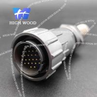 China FQ24-26TJ-12 Waterproof Circular Electrical Connector with 26 Pins and 24mm Shell Size for sale
