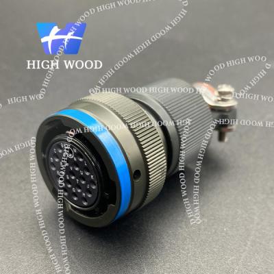 China MS26482 Series II MIL-C-26482 Straight Plug Connector 14-19S Olive Drab Cadmium for sale