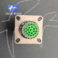 China MIL-DTL-38999 Series III D38999/20FC35PA Square Flange Receptacle 35 Contacts 5A-40A for sale