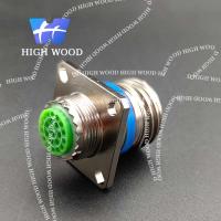 China MIL-DTL-38999 Series III D38999/20FC35PA Square Flange Receptacle 35 Contacts 5A-40A for sale