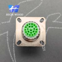 China MIL-DTL-38999 Series III D38999/20FC35PB Square Flange Receptacle 35-Pin Connector for sale