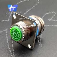 China MIL-DTL-38999 Series III D38999/20FC35PC Square Flange Receptacle 35-Pin Connector for sale