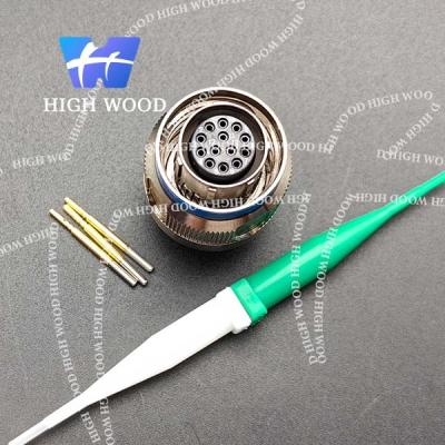 China MIL-DTL-38999 Series III D38999/26FB35SB Shielding Plug 85dB EMI 300g Shock for sale