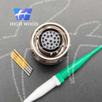 China MIL-DTL-38999 Series III Circular Connector D38999/26FC35SB Triple-Start Threaded Quick Connect for sale