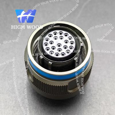 China MIL-DTL-38999 Series III Military Connector D38999/26WC35SN with 500 Cycle Endurance and 85dB EMI Shielding for sale