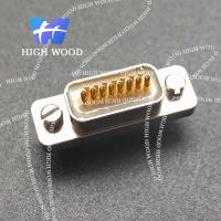 China Micro-D MWDM Solder Cup Metal Shell Connector MWDM2L-15TSM 15 Pin Gold TwistPin for sale