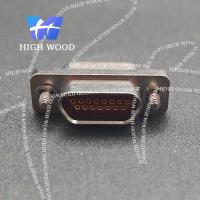 China Micro-D MWDM Solder Cup Metal Shell Connector MWDM2L-15TSM 15 Pin Gold TwistPin for sale