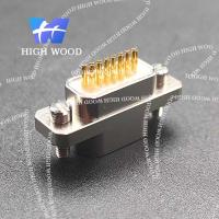 China Micro-D MWDM Solder Cup Metal Shell Connector MWDM2L-15TSM 15 Pin Gold TwistPin for sale