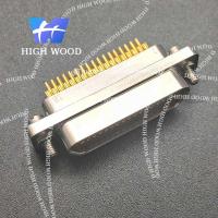 China Micro-D MWDM Solder Cup Metal Shell Connector MWDM2L-51TSM 51-Pin Gold Plated for sale