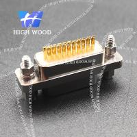 China Micro-D MWDM Solder Cup Connector 21 Pin Nickel Shell Gold TwistPin Contacts for sale