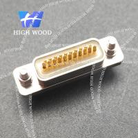 China Micro-D MWDM Solder Cup Connector 21 Pin Nickel Shell Gold TwistPin Contacts for sale