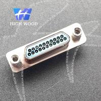 China Micro-D MWDM Solder Cup Connector 21 Pin Nickel Shell Gold TwistPin Contacts for sale