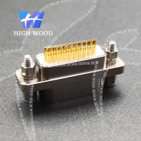 China Micro-D MWDM Solder Cup Connector 21 Pin Gold Plated TwistPin 24 AWG for sale