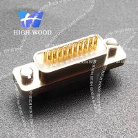 China Micro-D MWDM Solder Cup Metal Shell Connector 21 Pin Gold Plated TwistPin for sale