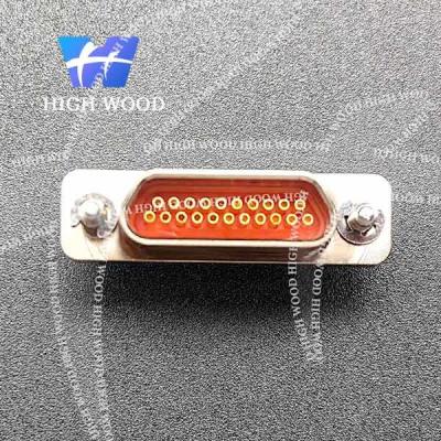 China Micro-D MWDM Solder Cup Metal Shell Connector 21 Pin Gold Plated TwistPin for sale