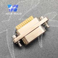 China Micro-D MWDM Solder Cup Metal Shell Connector 21 Pin Gold Plated TwistPin for sale