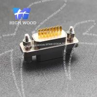 China Micro-D MWDM Solder Cup Connector MWDM2L-15NSP 15 Pin Gold-Plated TwistPin 24 AWG for sale