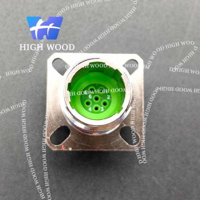 China MIL-DTL-38999 Series III D38999/20FA35PB Square Flange Receptacle 35 Contacts 5A-40A for sale