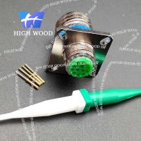 China MIL-DTL-38999 Series III D38999/20FB35PD Square Flange Receptacle 35-Pin Connector for sale